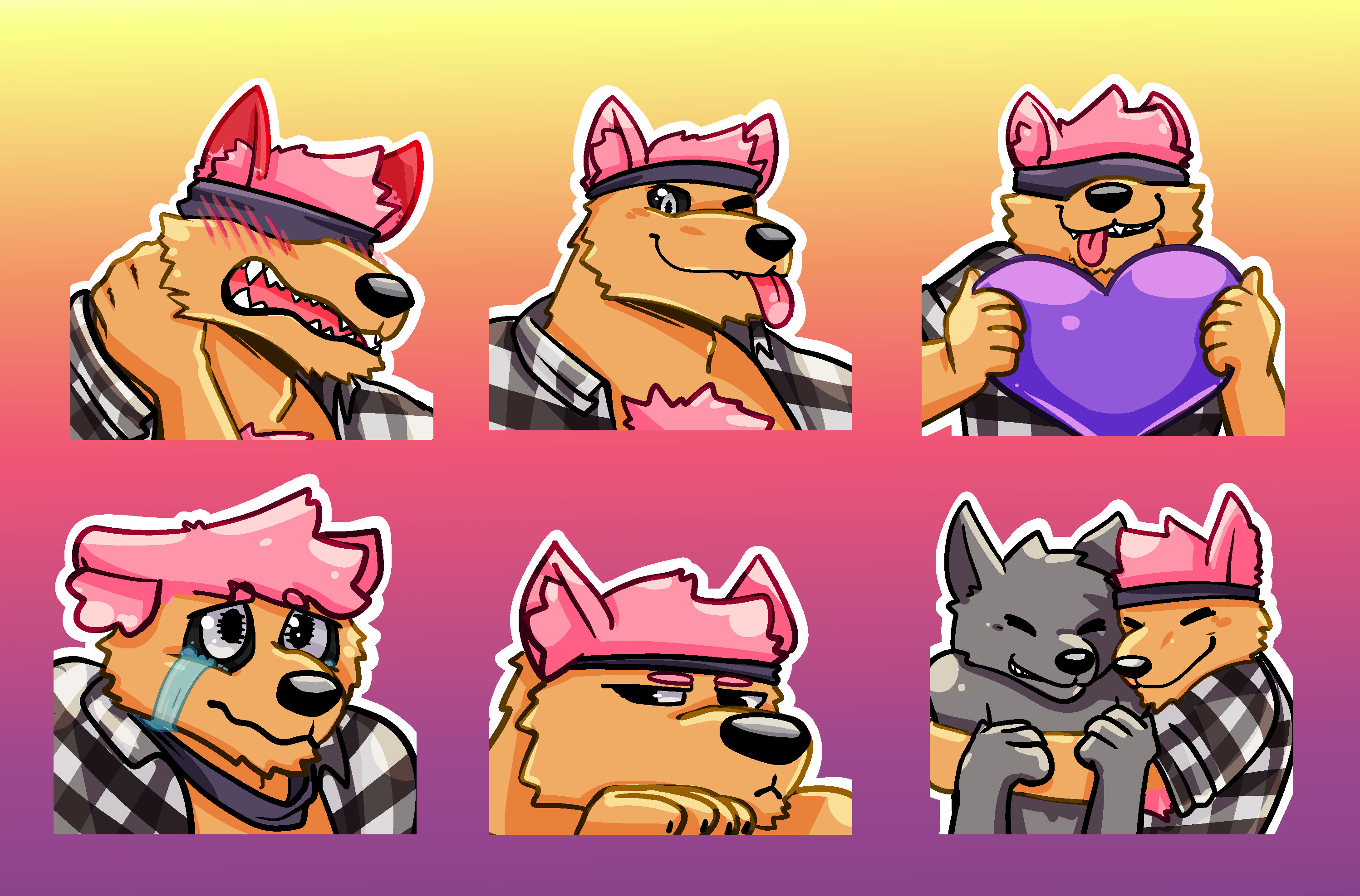 Twitch Emotes Custom Furry Emotes for Discord / Twitch - Etsy UK