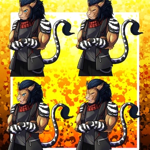 Furry CUSTOM Pngtuber Twitch - Made-to-order Pngtuber Animation Twitch ...