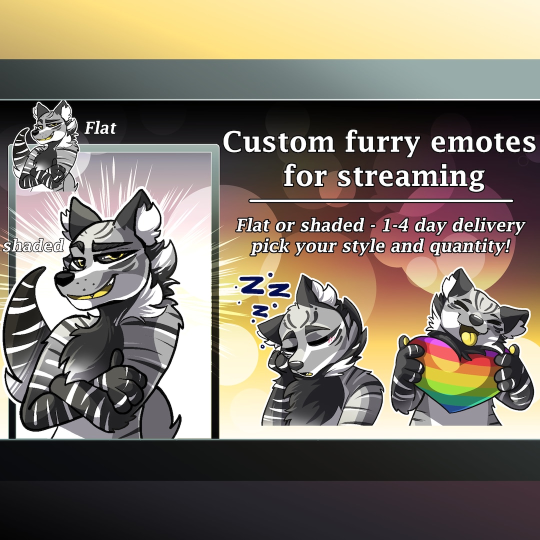 Twitch Emotes Custom Furry Emotes For Discord Twitch Made To Order