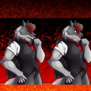 Furry CUSTOM Pngtuber Twitch Made-to-order Pngtuber Animation Twitch ...