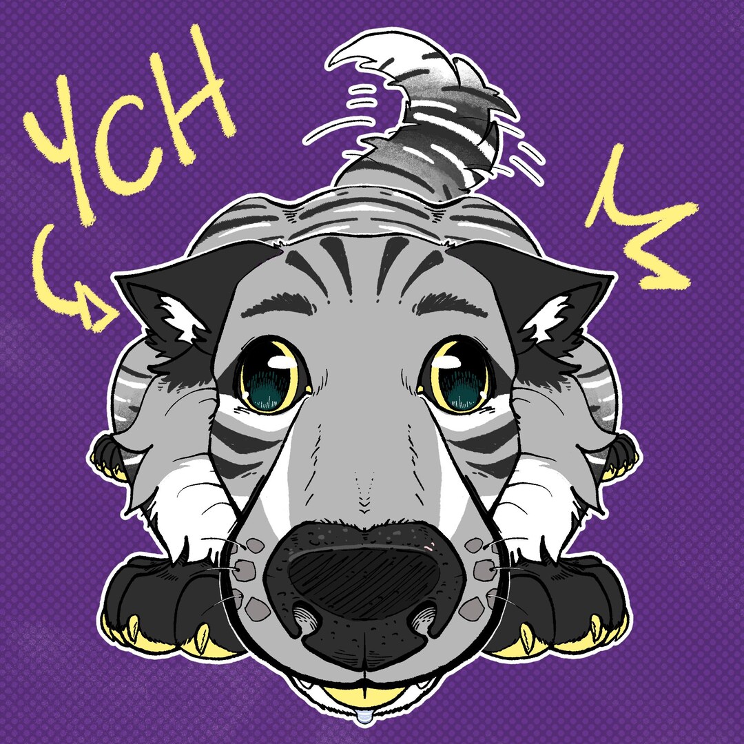 YCH Furry Illustration - Goofy Snoot Close-up - Your Character Here ...
