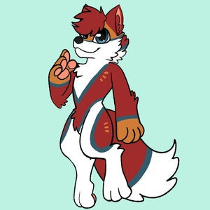 Furry CUSTOM Pngtuber PLUS for Twitch Made-to-order Pngtuber Animation ...