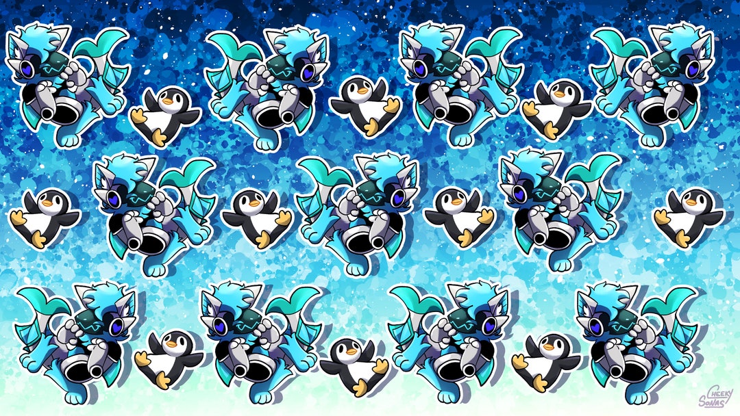 Custom Furry Wallpaper Commission Personalized Pattern Fursona Artwork ...