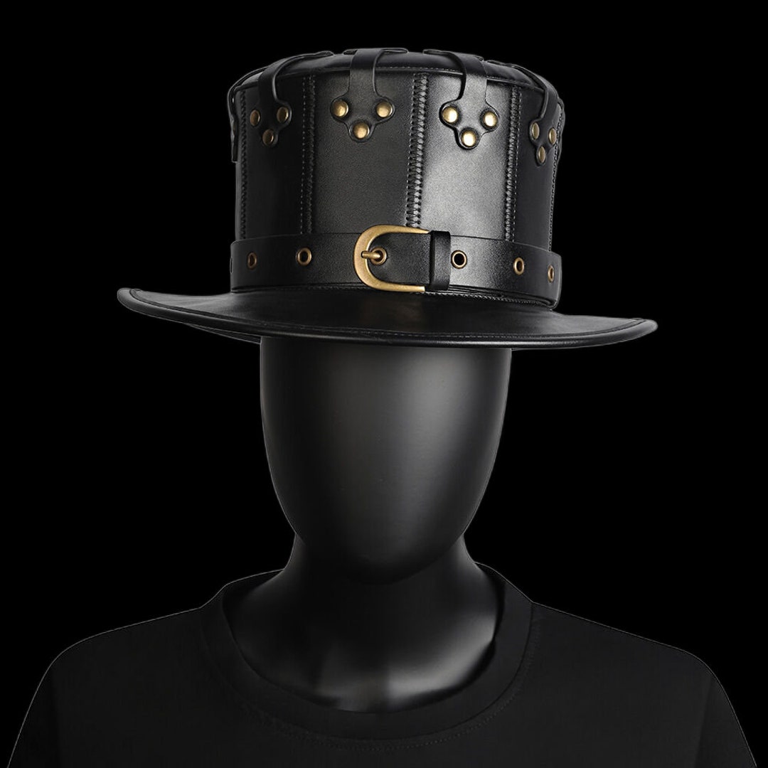 Plague Doctor Hat Plague Doctor Hat Leather Leather Plague - Etsy Canada