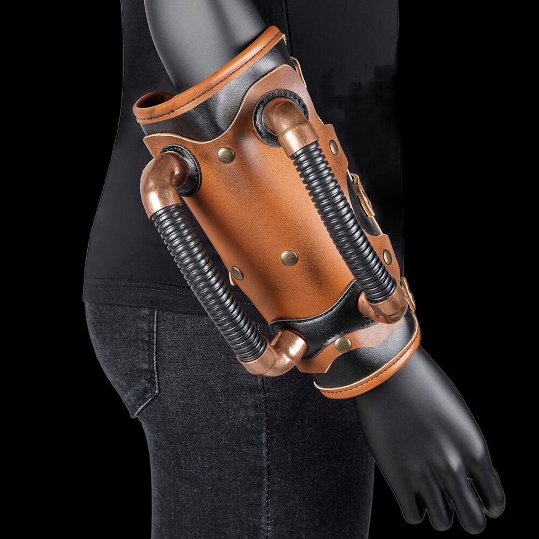 Steampunk Bracers, Medieval Armguard Cufflinks, Armor Cuffs, Punk ...