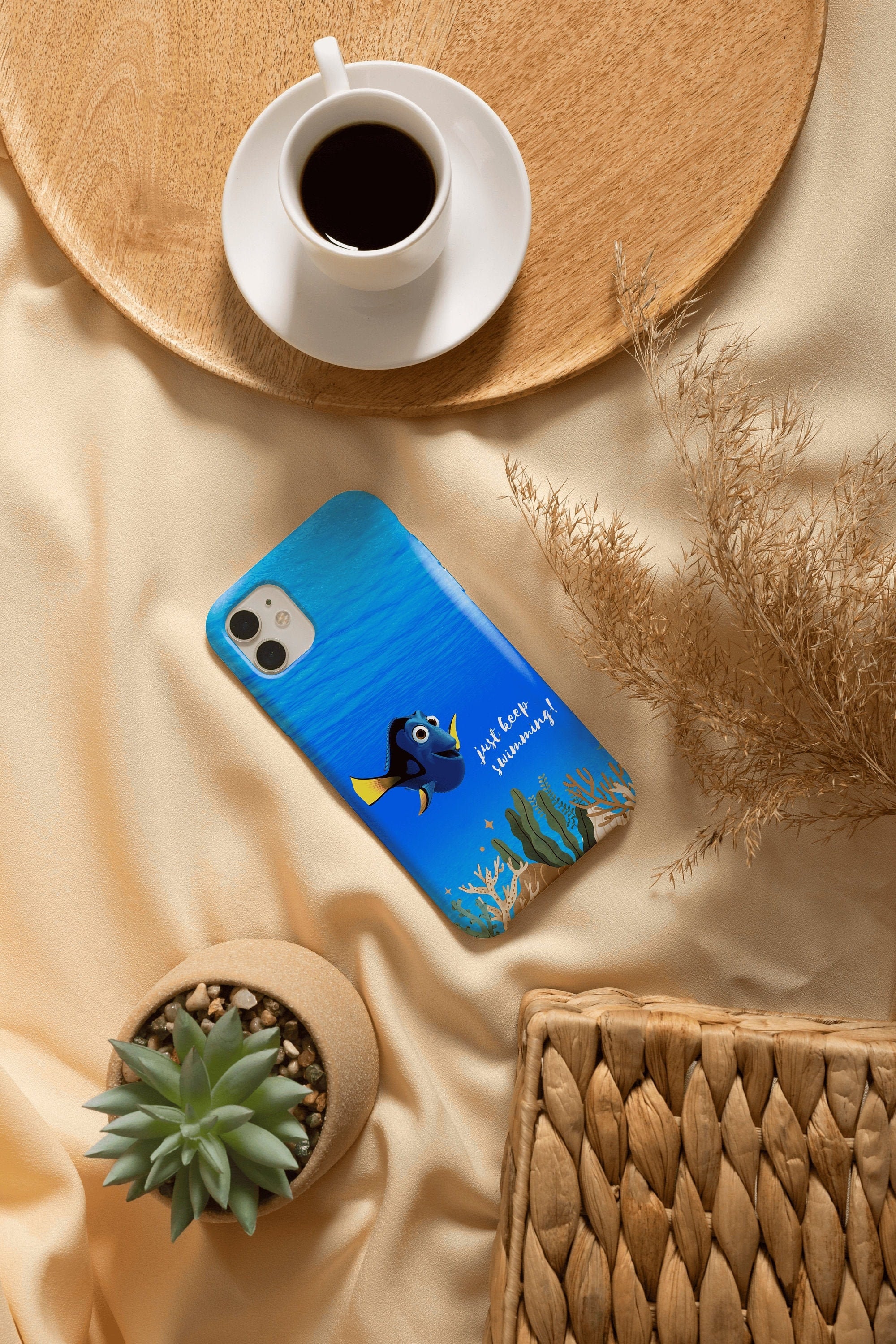 Finding Nemo Phone Case Just Keep Swimming Mental Health - Etsy