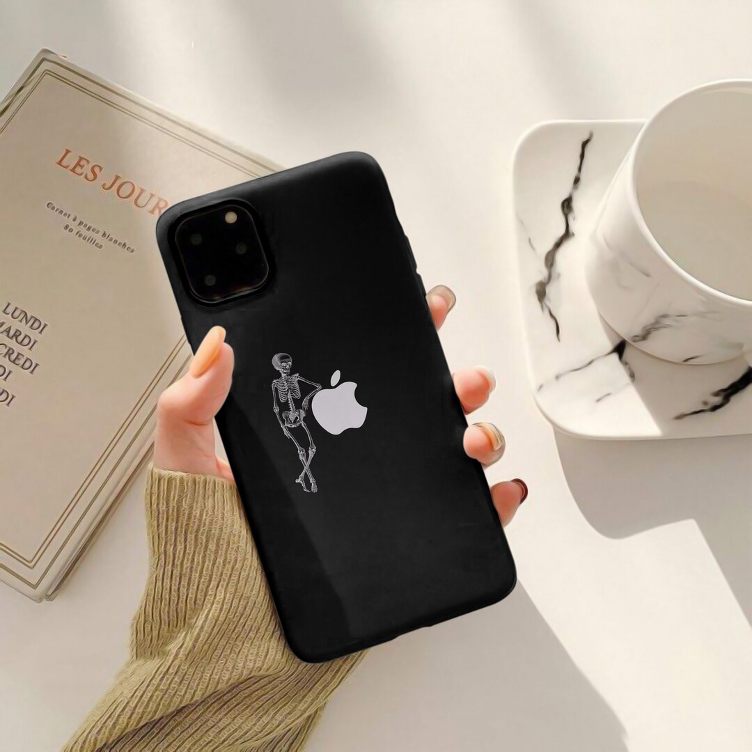 Spooky Skeleton Phone Case Halloween Art Phone Cases for - Etsy
