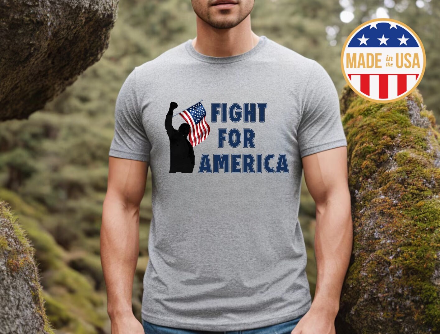 Trump Fight Shirt, President 2024, God Bless Trump, Support Trump ...