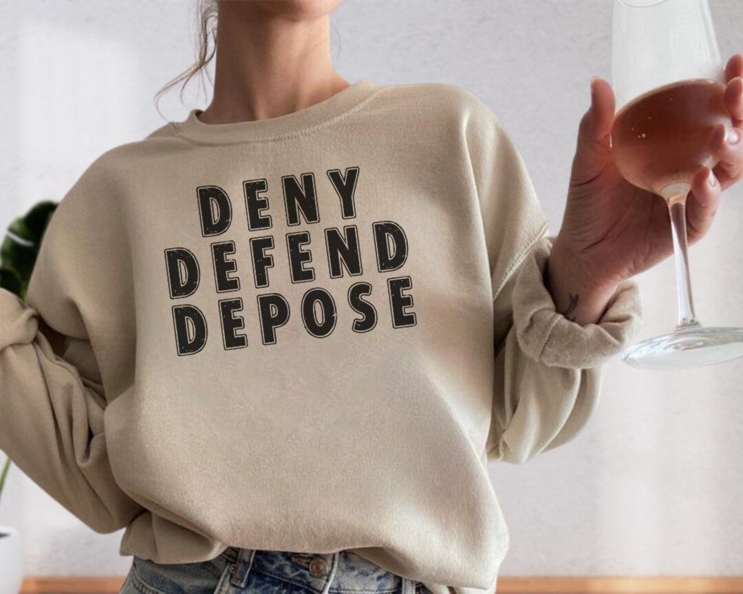 Activism Shirt, Deny Defend Depose Tee, Protest Graphic Shirt ...