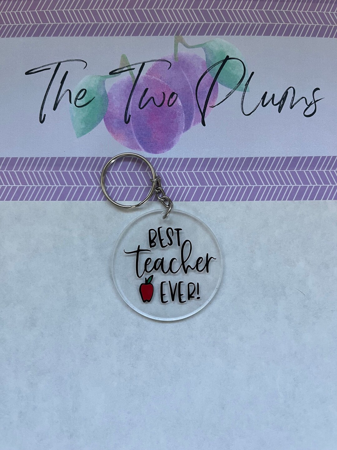 Teacher Keychain, Teacher Acrylic Disc Keychain, Teacher Present, Gift ...