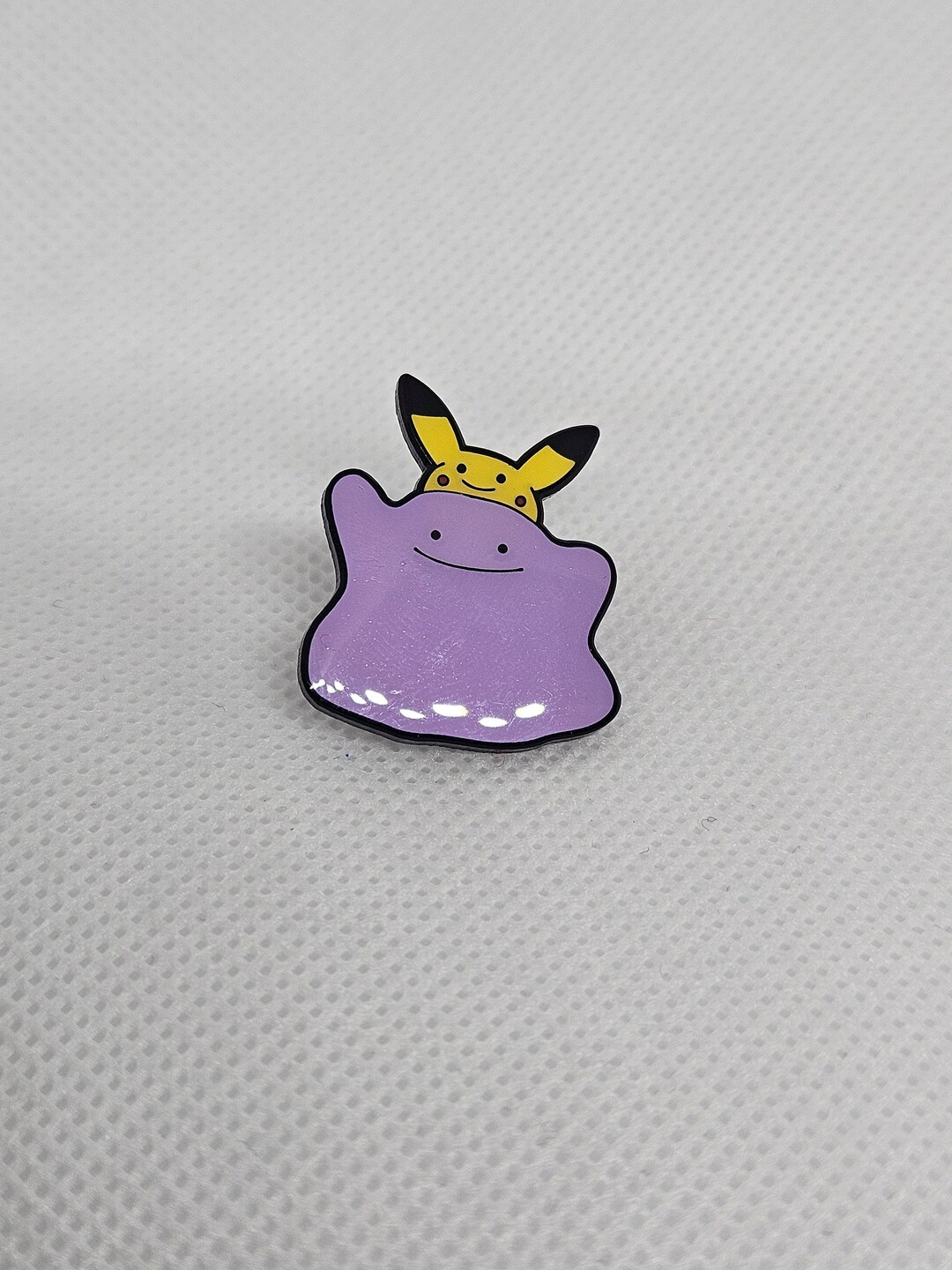 Ditto/pikachu Enamel Pin - Etsy