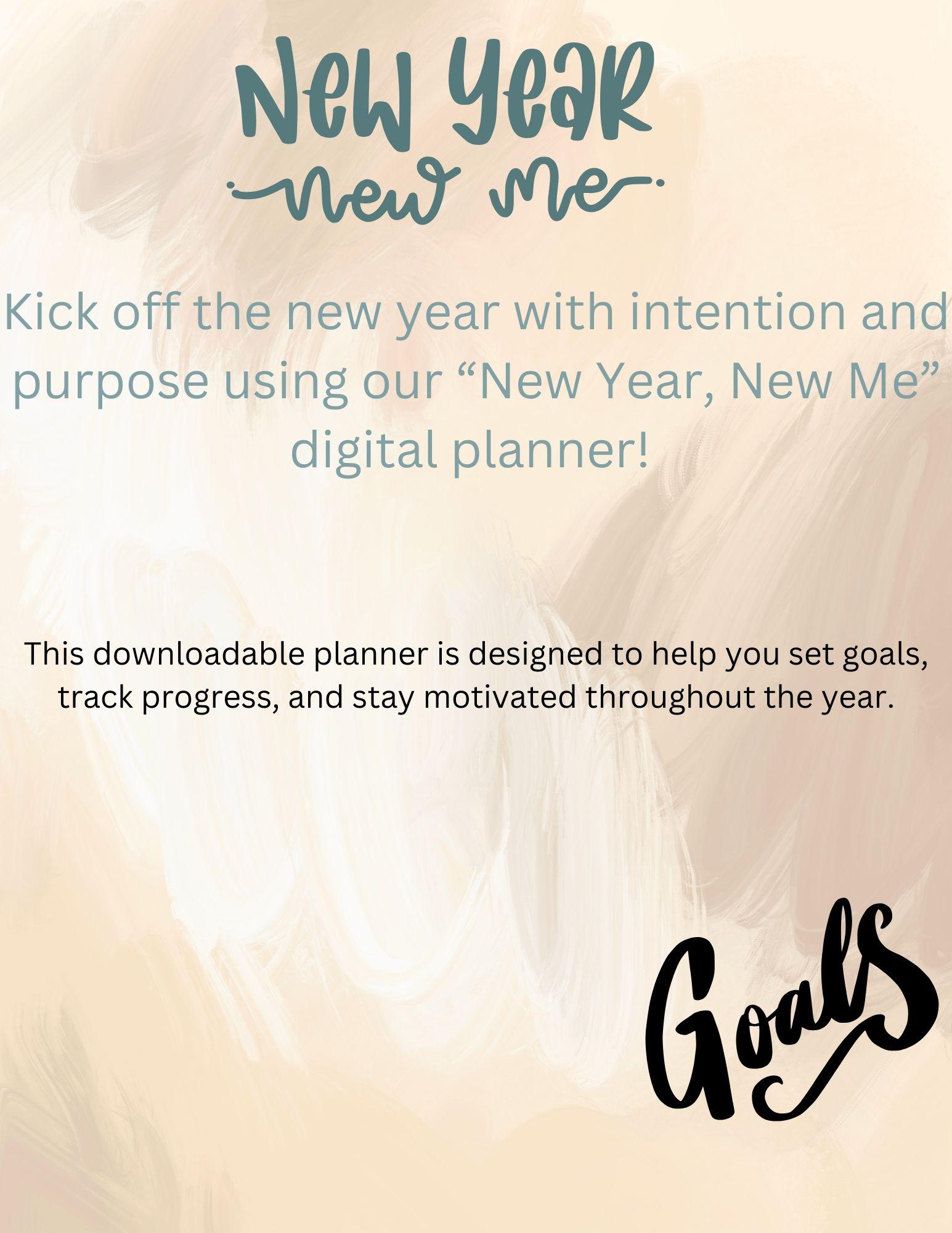 New Year's Goal Tracker - Etsy