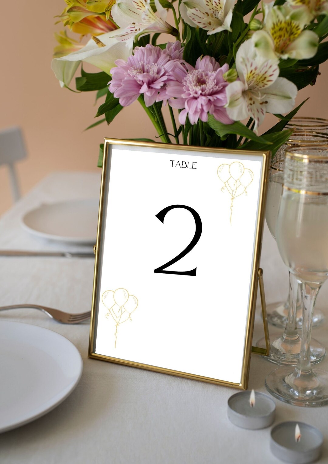Printable Classy Table Numbers 1-20 Suitable for Every Occasion - Etsy