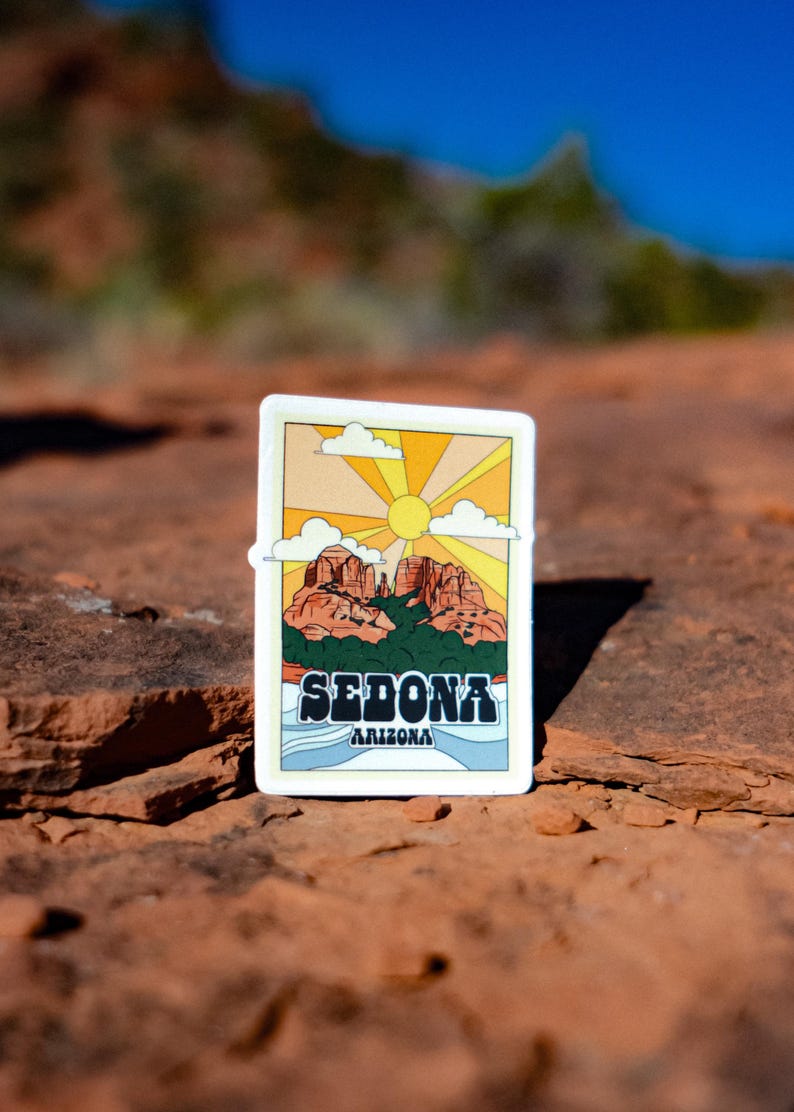 Sedona Arizona Vintage Sticker - Etsy