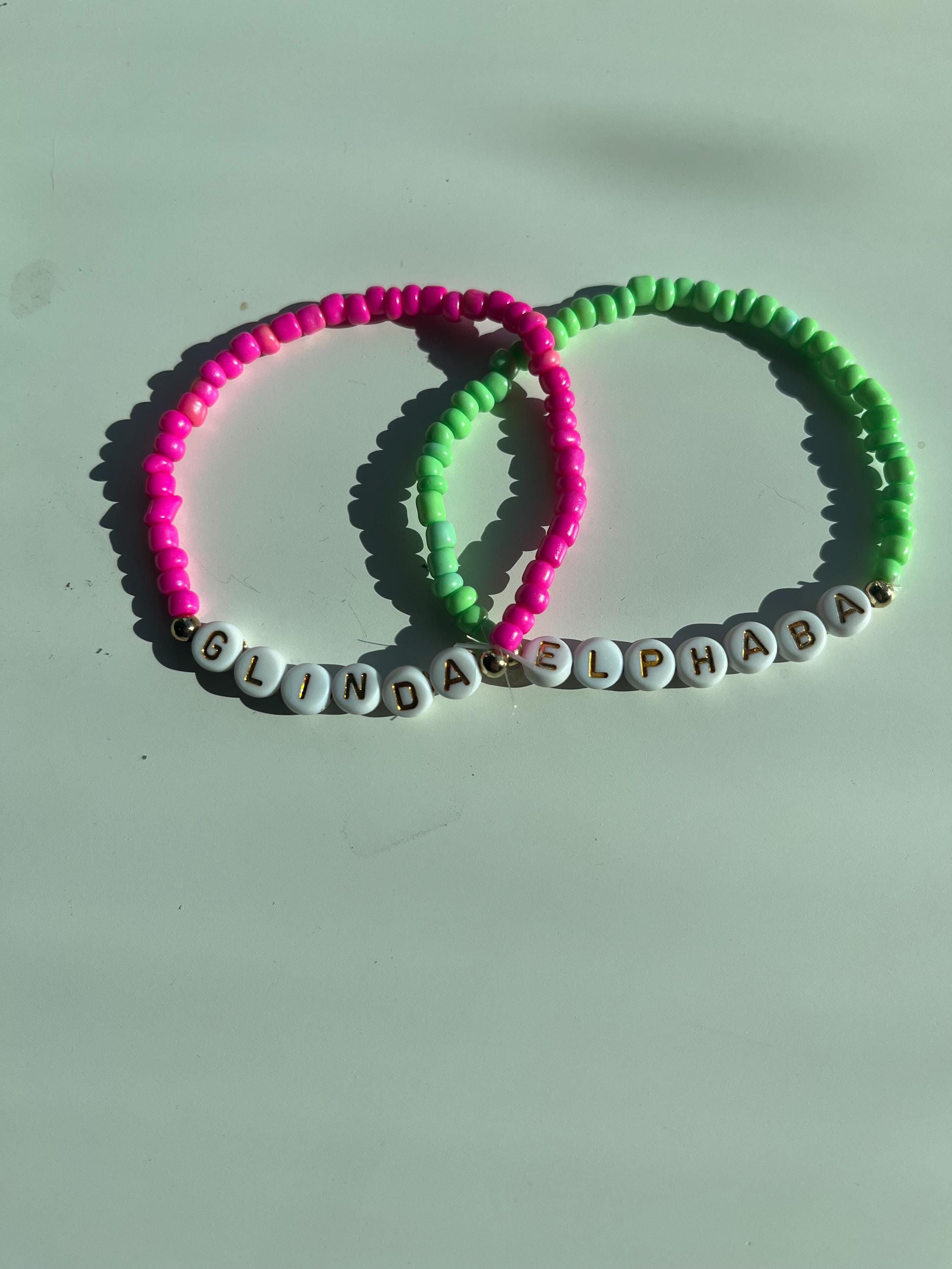 Wicked Bundle! Wicked Themed Bracelets, Glinda and Elphaba Bracelets ...