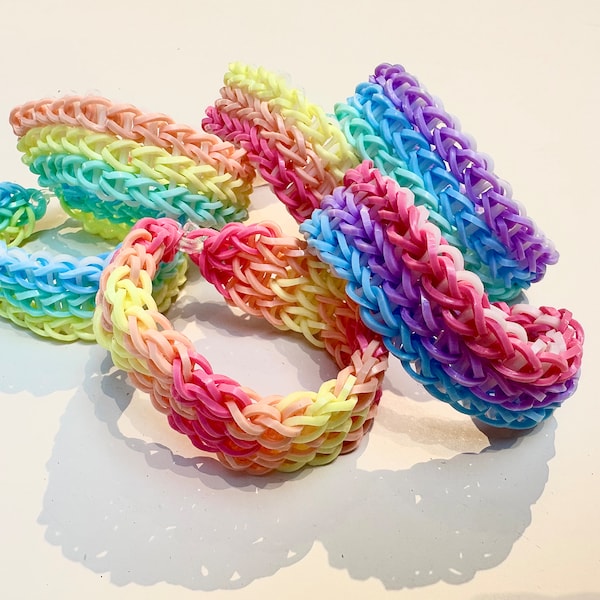 Rainbow Loom Bracelet - Etsy
