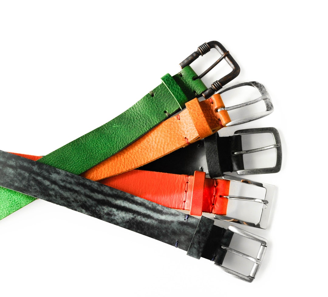 Leather Belts in Different Colors - Etsy