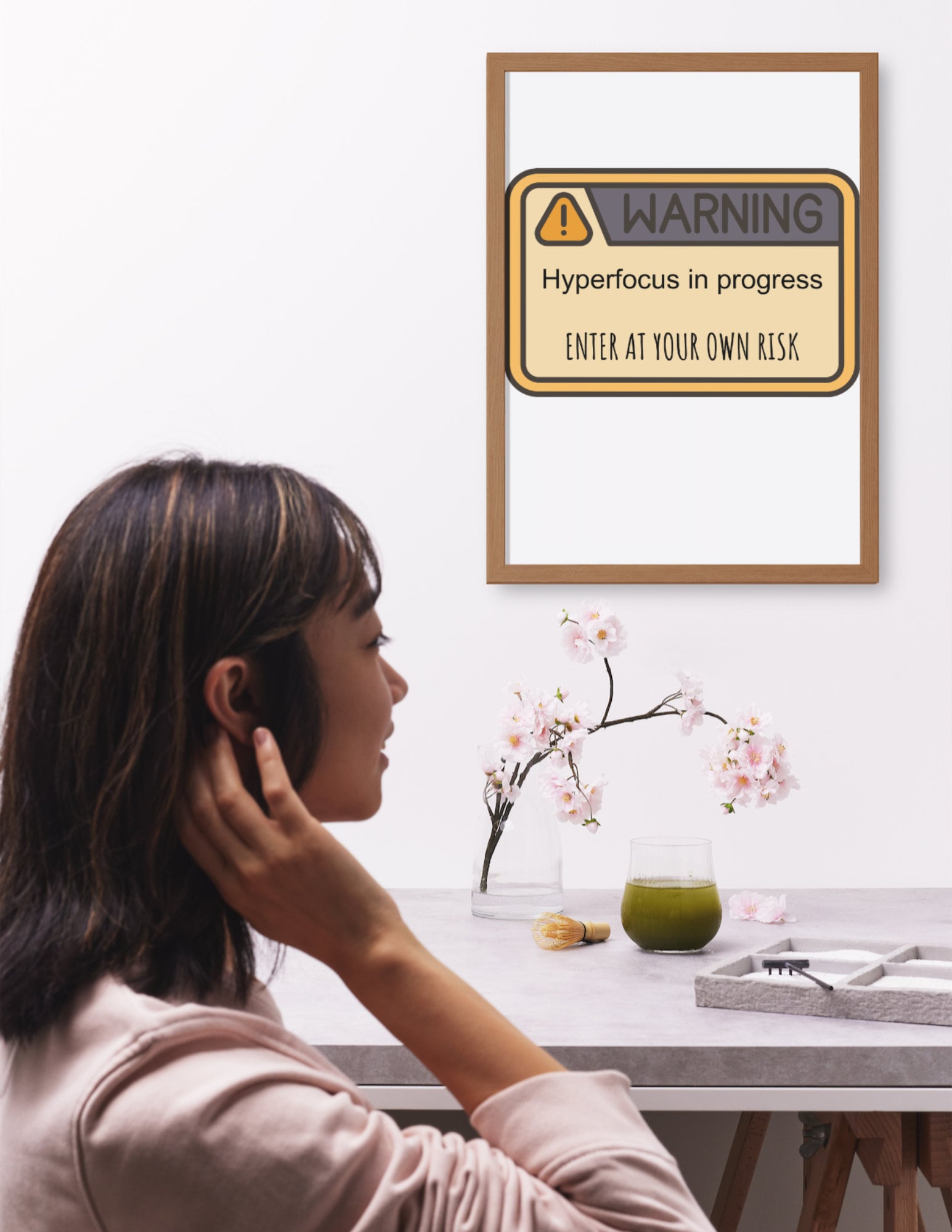 Printable Hyperfocus Warning Sign - Etsy