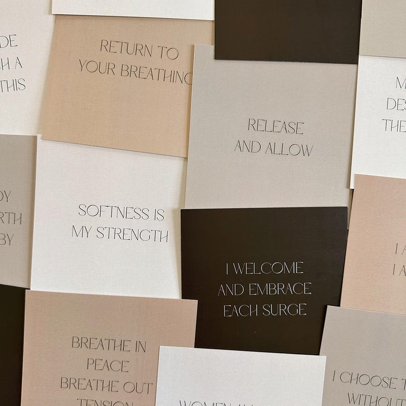 Birth Affirmations — Set of 40 — DIGITAL DOWNLOAD - Etsy