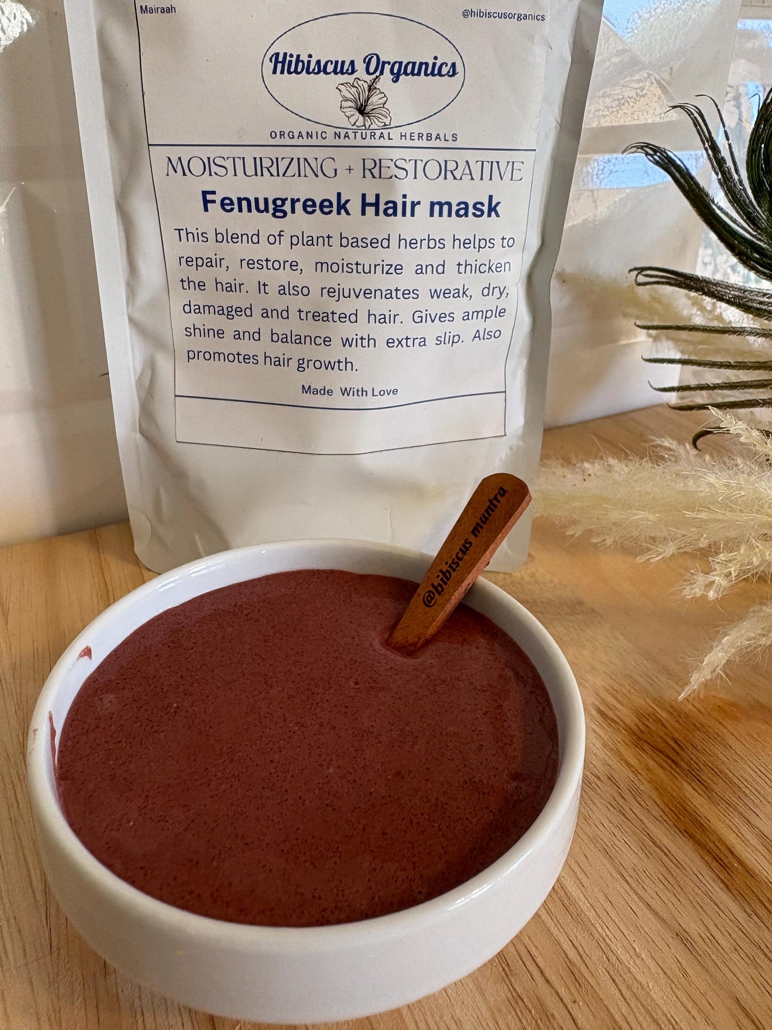 Fenugreek Hibiscus Rose Hair Mask - Etsy