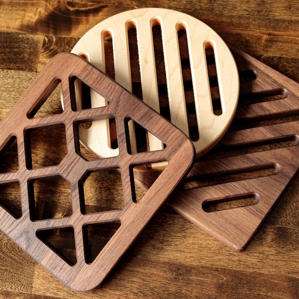 Wood Trivet - Etsy