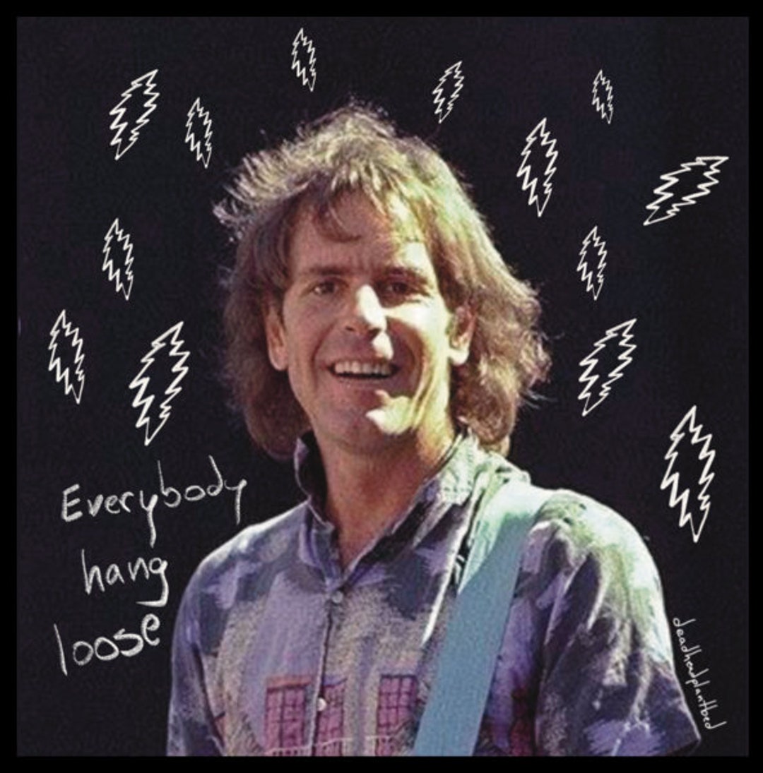 Bobby Weir | Everybody Hang Loose | 3" Vinyl Sticker | Grateful Dead ...