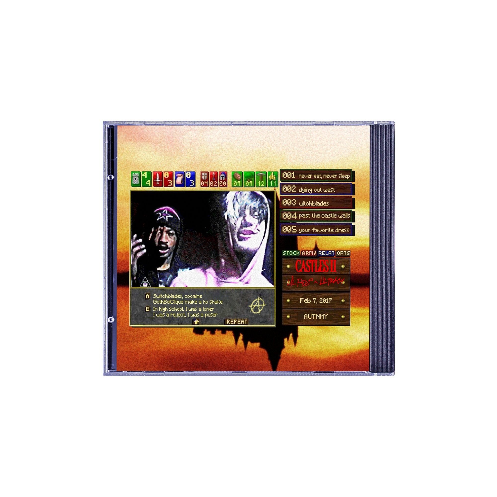 Lil Peep & Lil Tracy Castles II CD - Etsy