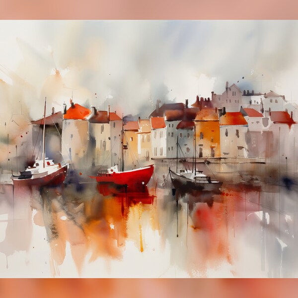 Fishing Village - Etsy