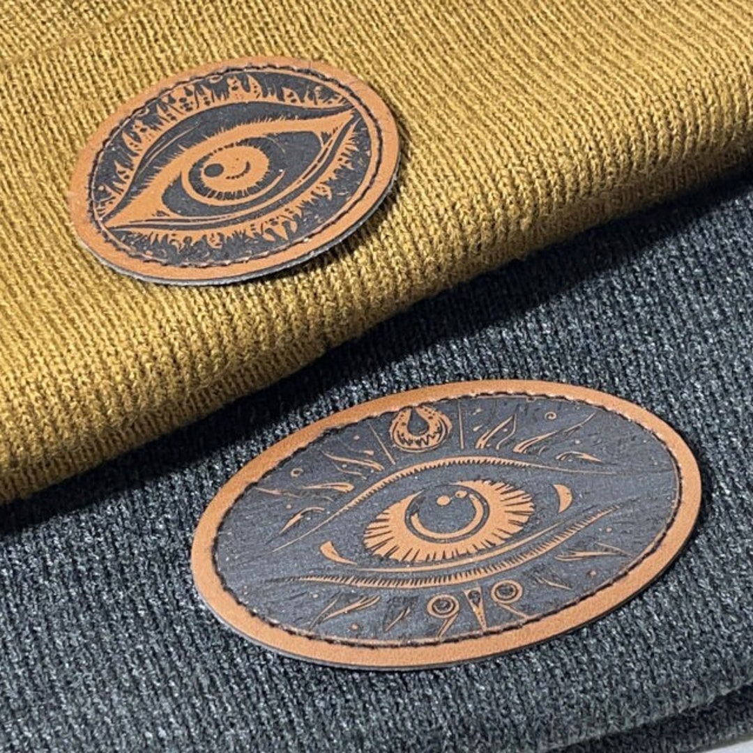 Third Eye Patch Beanie, Patch Available Press on Adhesive Witchy Decal ...