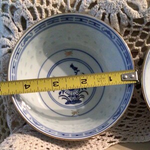 5 CHINESE RICE Bowls/soup Bowls/ Porcelain/asian Home Decor/ Oriental ...