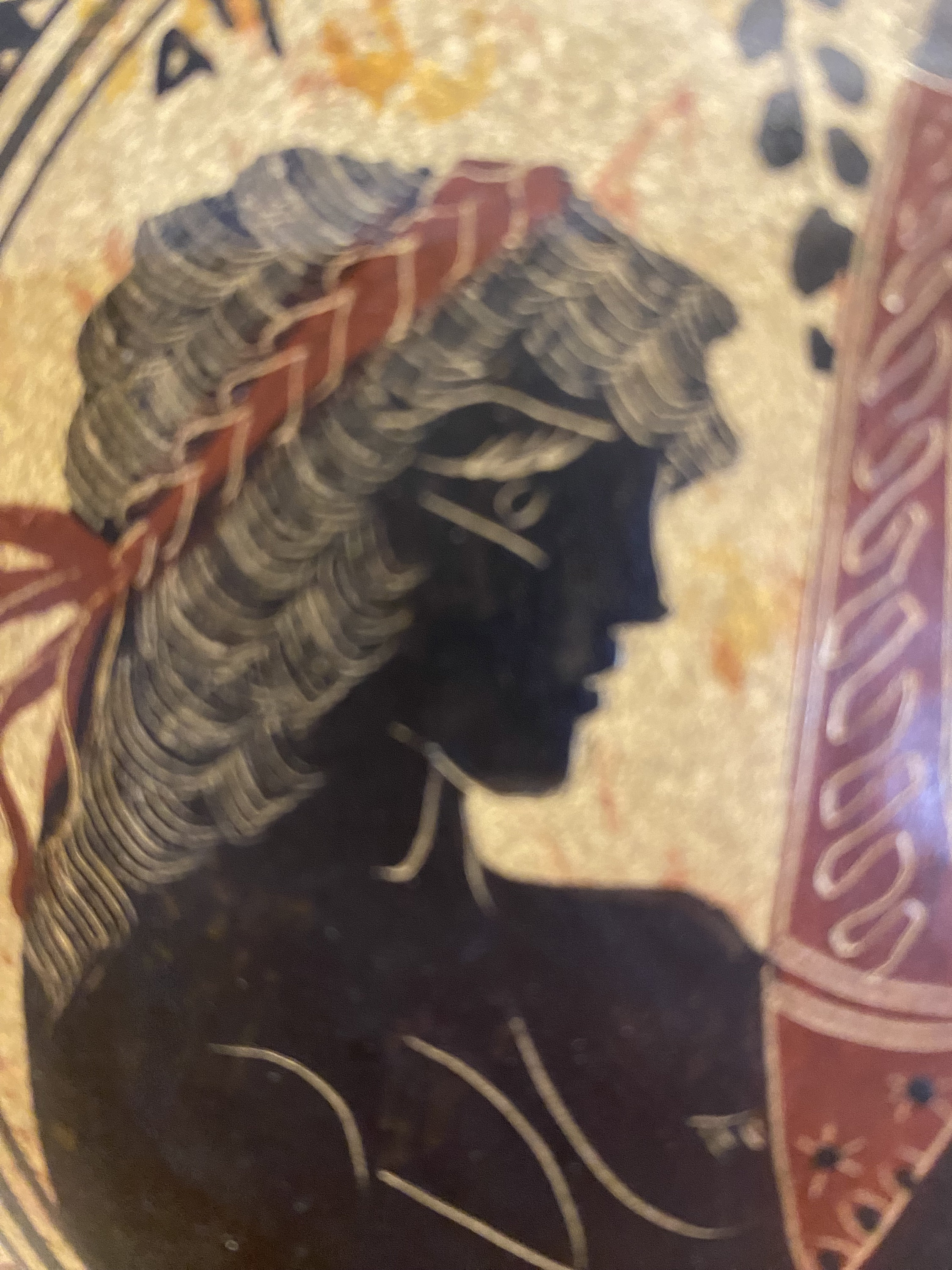 ROUND GREEK BOX With Lid Hand Painted Apollo God by Greek Artigian ...