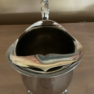 Vintage LEONARD SILVERPLATE FOOTED Water Pitcher With Ice Lip/ Iced Tea ...