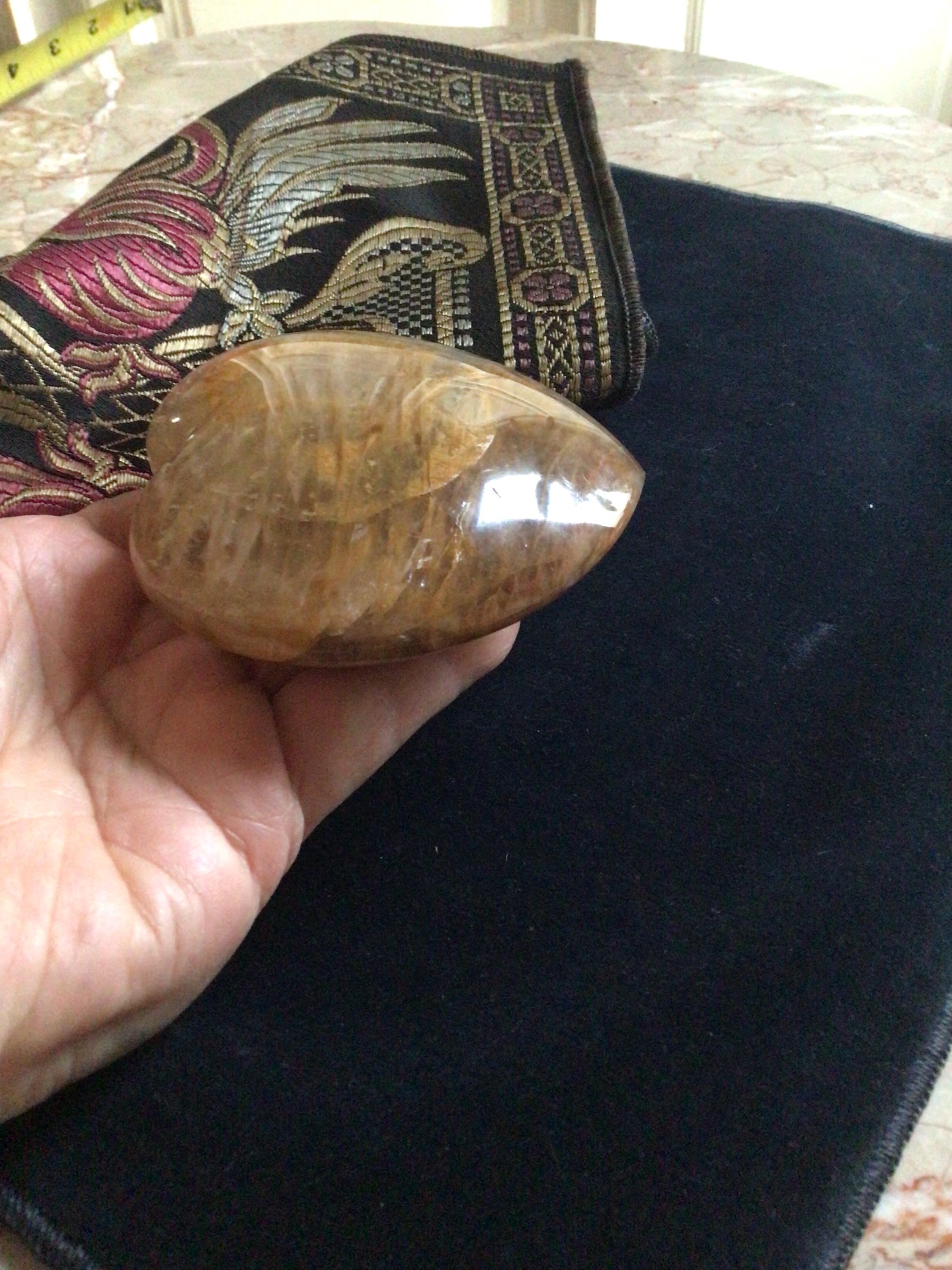 HEART Shaped HEMATOID QUARTZ- Metaphysical Balance Emotions,calm ...