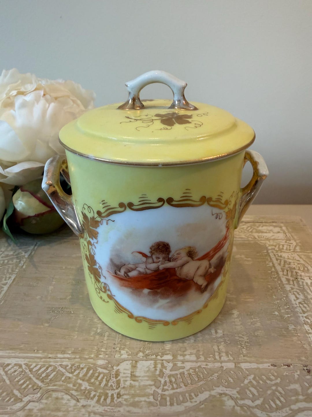 Victorian Carlsbad Austria Condensed Milk Holder, Cherub Design - Etsy