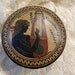 ROUND GREEK BOX With Lid Hand Painted Apollo God by Greek Artigian ...