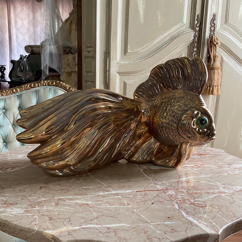 Goldfish Sculpture - Etsy