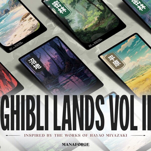 Mtg Anime Basic Land - Etsy