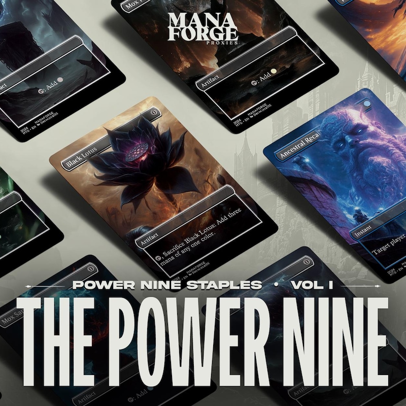 Mtg Power of Nine - Etsy