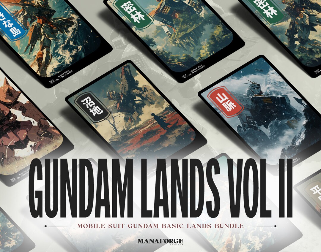 Buy Gundam Basic Land Bundle: Full Art Mobile Suite Gundam Basic Lands ...