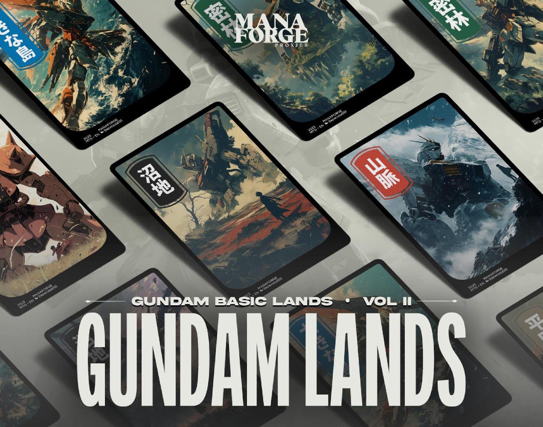 Gundam Basic Land Bundle Full Art Mobile Suit Gundam Lands Set - Volume ...