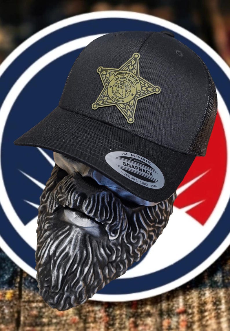 Collier Sheriff Patch Hat - Olive Green - Etsy