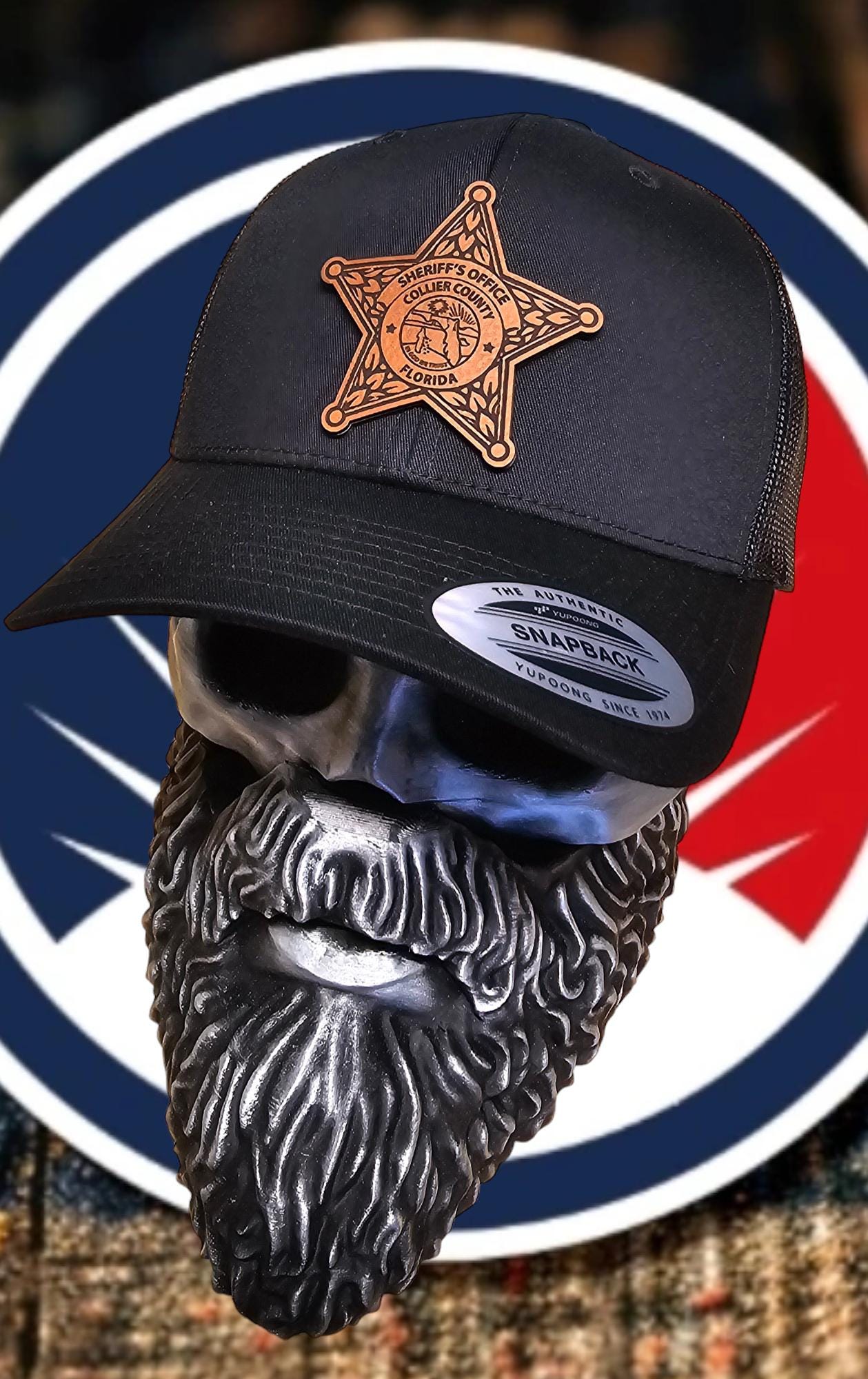 Collier Sheriff Patch Hat - Rawhide - Etsy