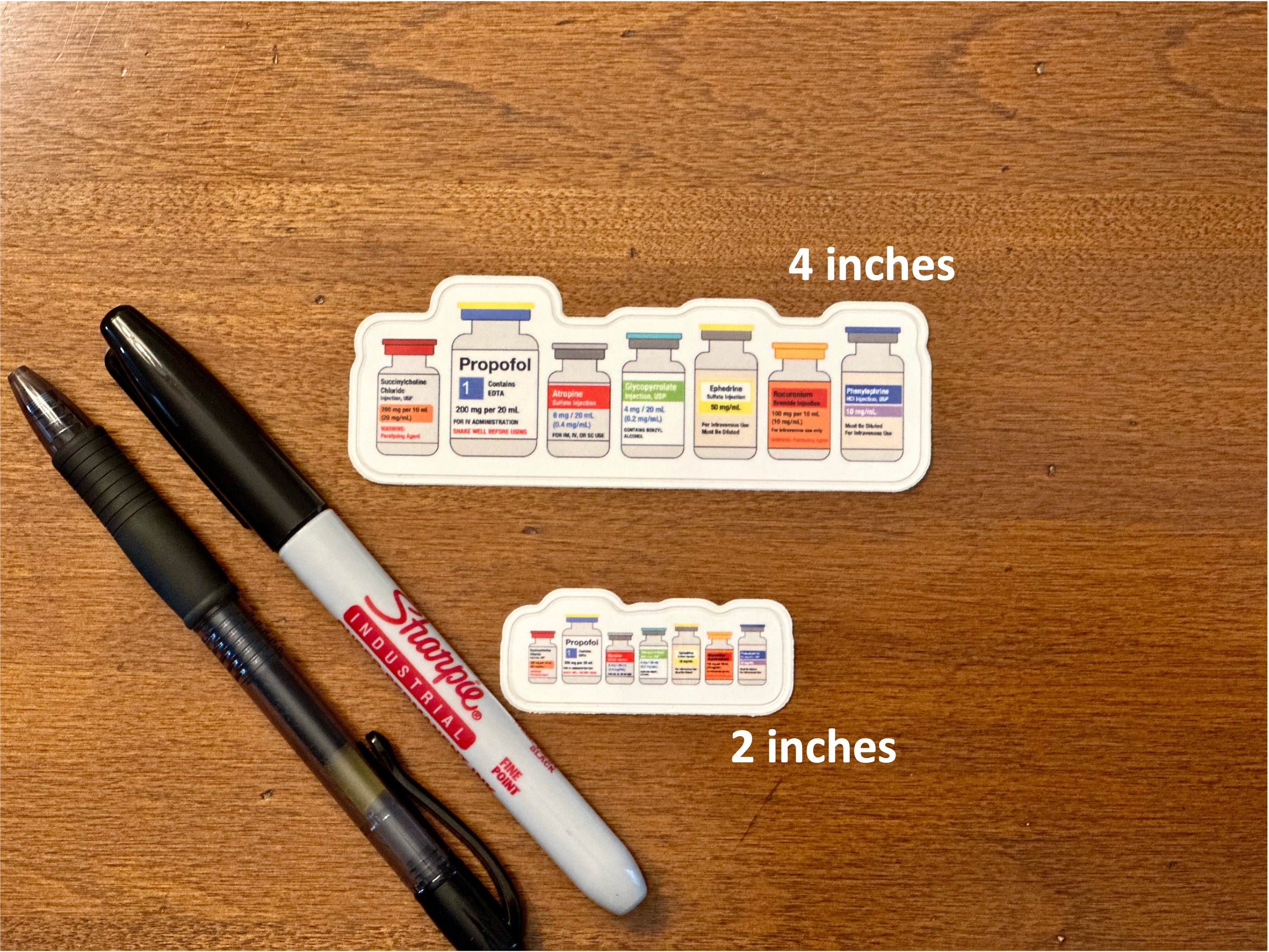 Anesthesia Drugs Sticker - Etsy