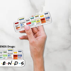 BOGO Anesthesia Stickers! Buy One Get One FREE - Etsy