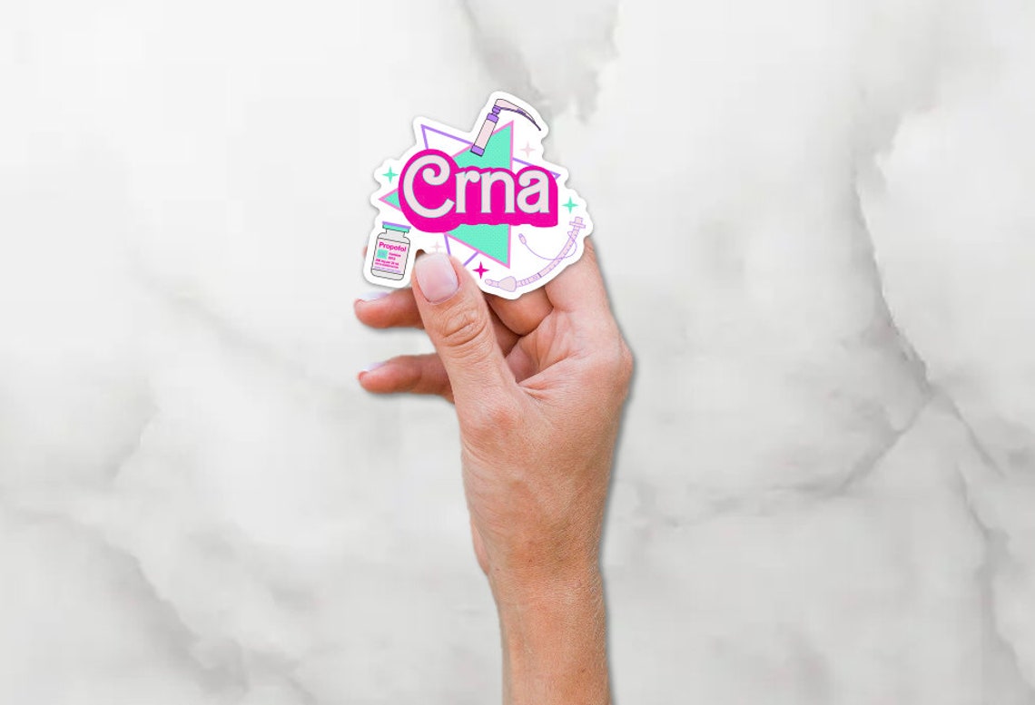 CRNA Sticker, Anesthesia Sticker - Etsy