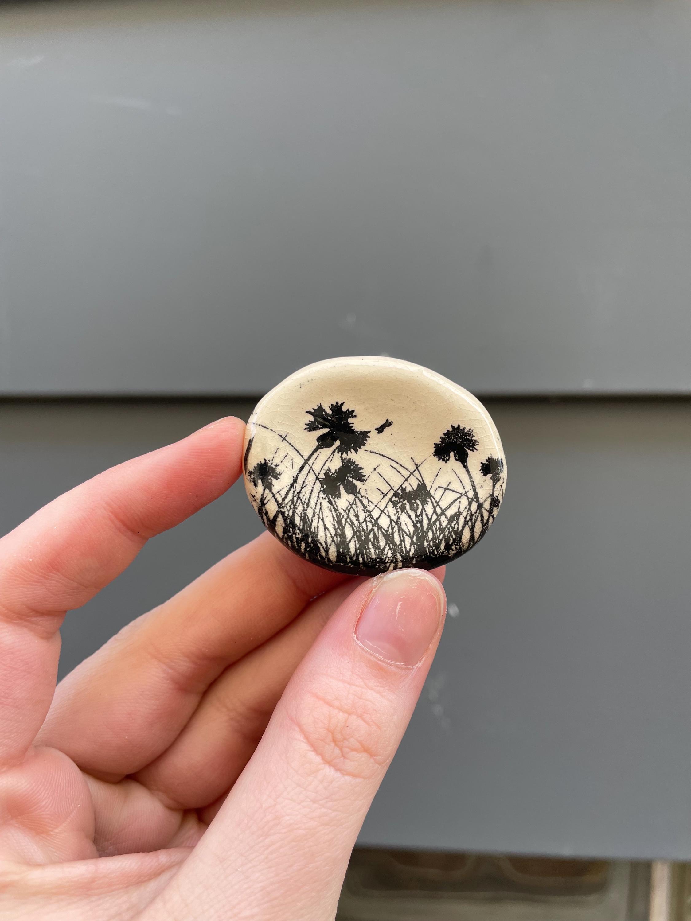 Clay Worry Stone, Ceramic Fidget Toy, Thumb Stone, Worry Stone, Glaze ...