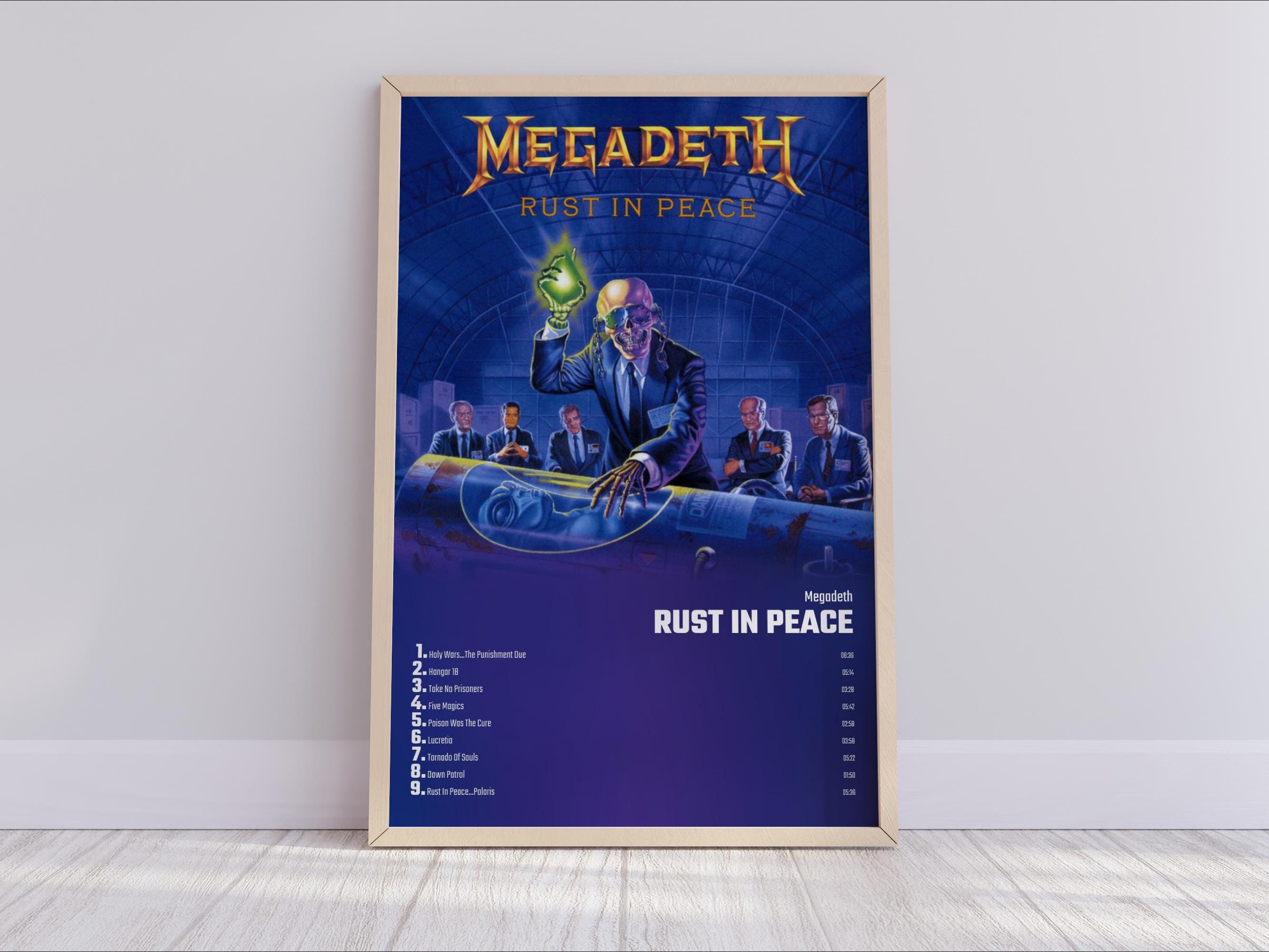 Megadeth - Rust In Peace Album Cover Poster sold by Hesther Silky ...