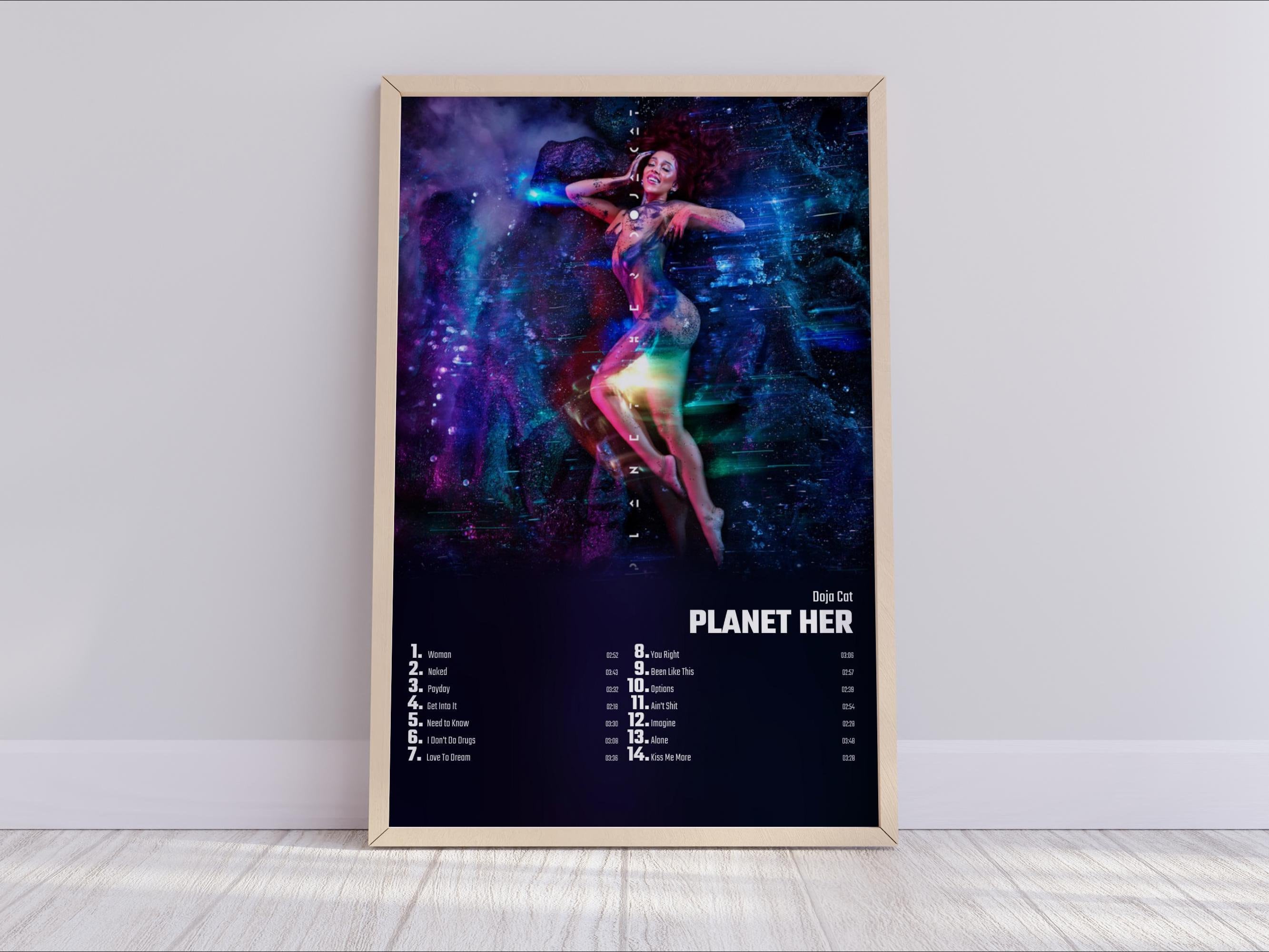Doja Cat - Planet Her | Album Cover Poster For Home Wall Art sold by Igor Almeida | SKU 47226809 ...
