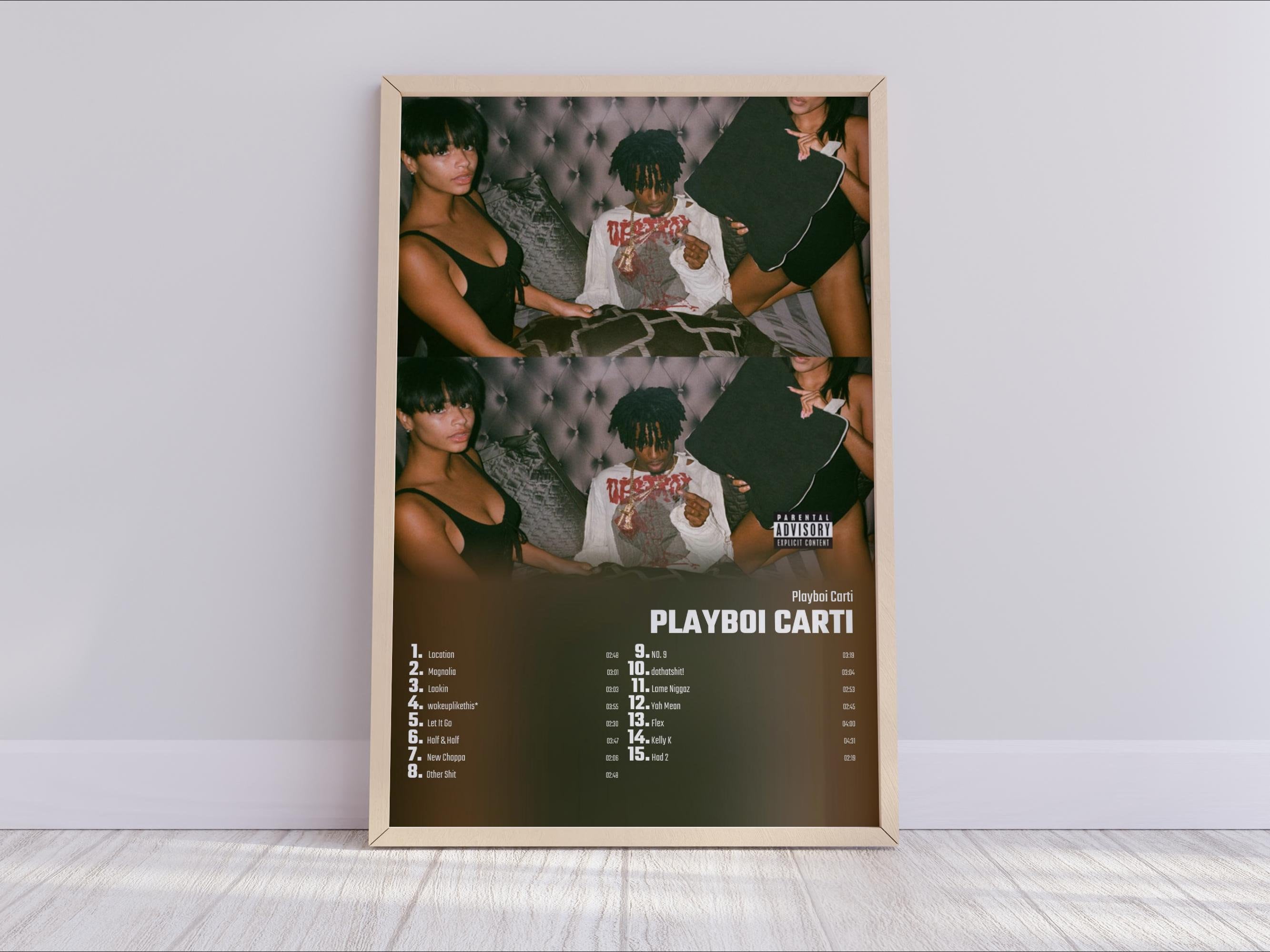 Playboi Carti - Playboi Carti Album Cover Poster For Home Wall Art by ...