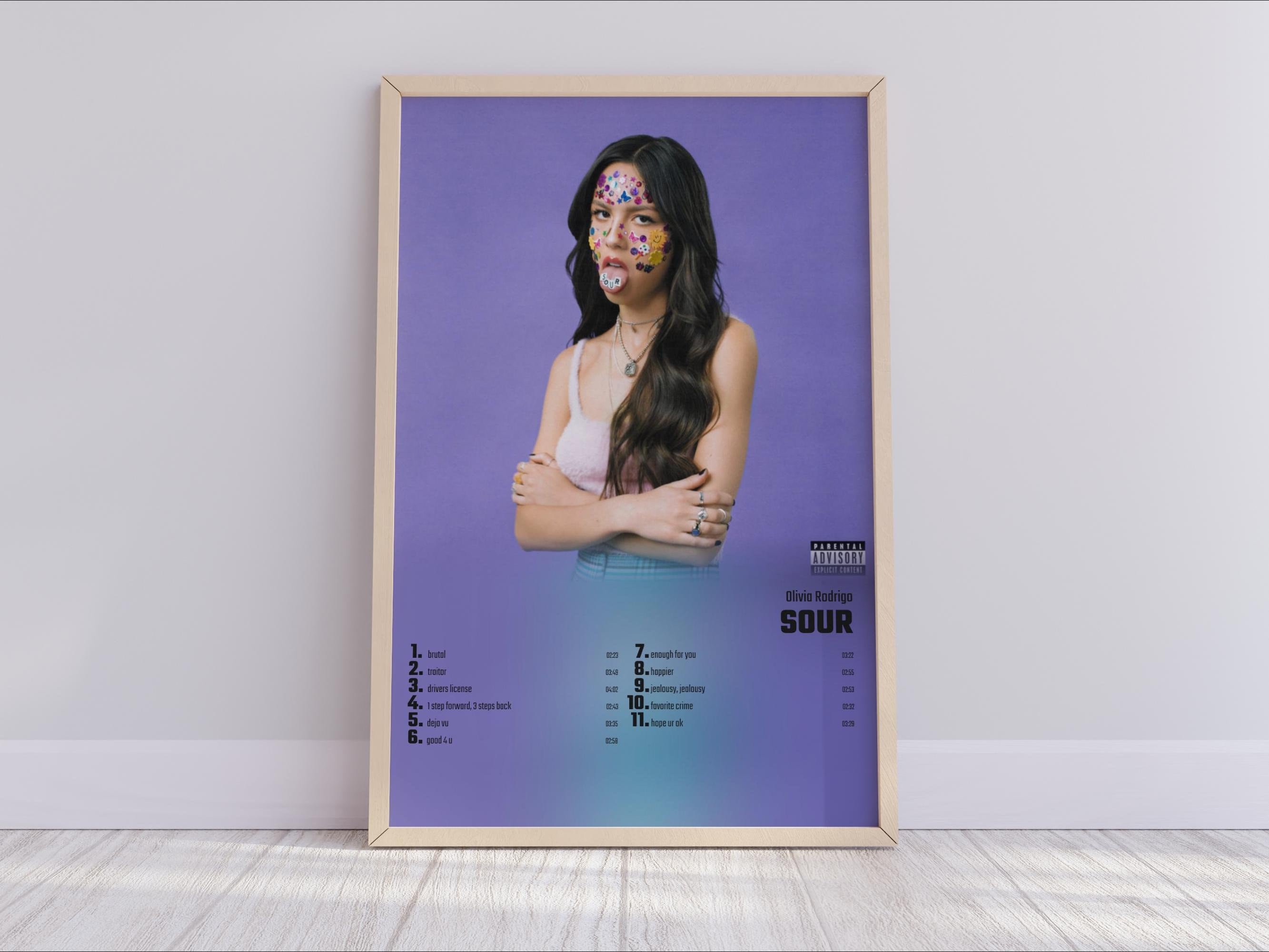Olivia Rodrigo - SOUR | Album Cover Poster sold by Angry | SKU 44541557 ...